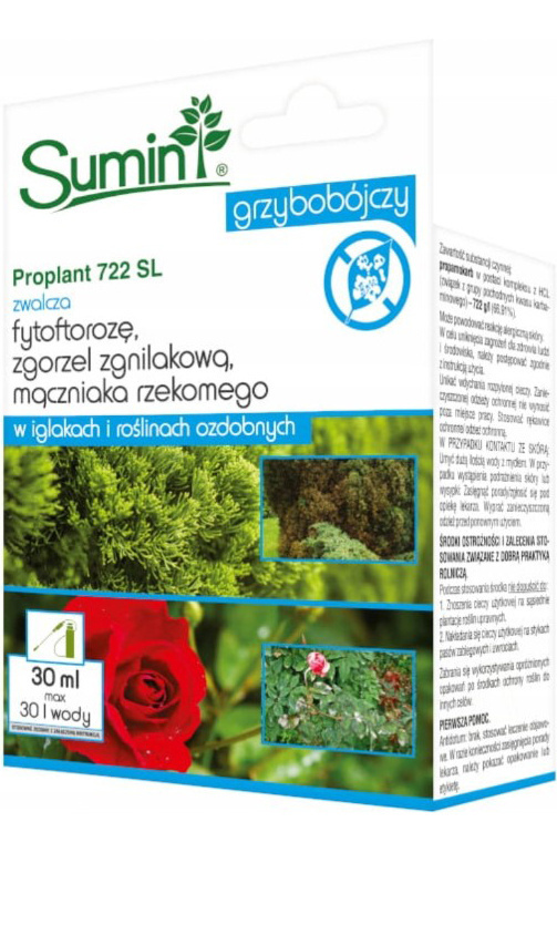 Proplant 722 SL 30ml Fungicyd Środek Grzybobójczy Do Zwalczania Chorób Grzybowych w Uprawach ...